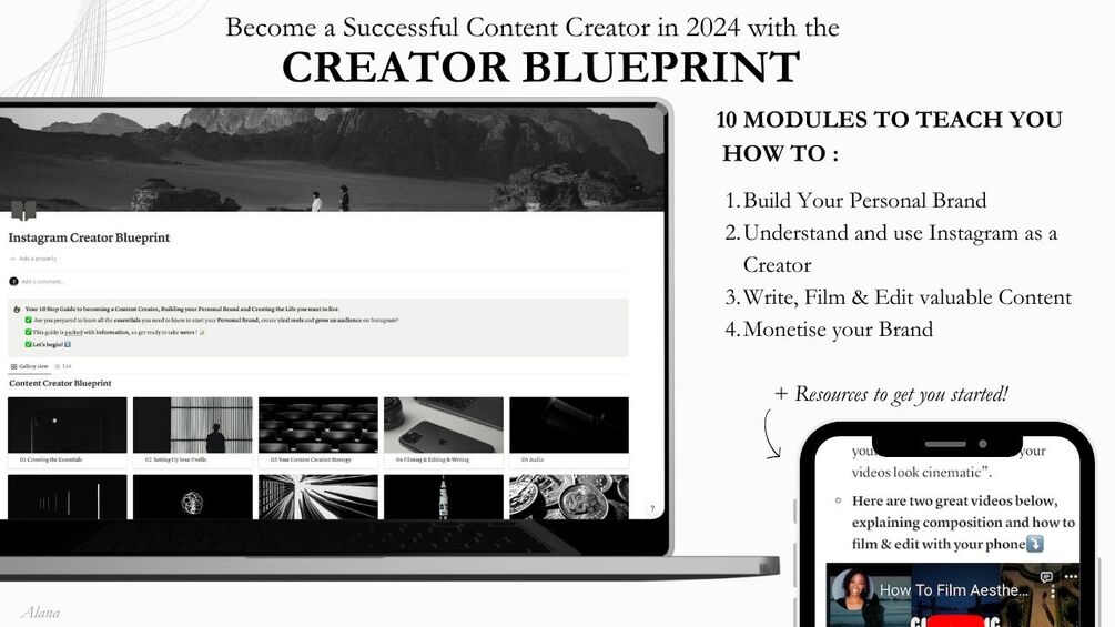 Instagram Content Creator Blueprint
