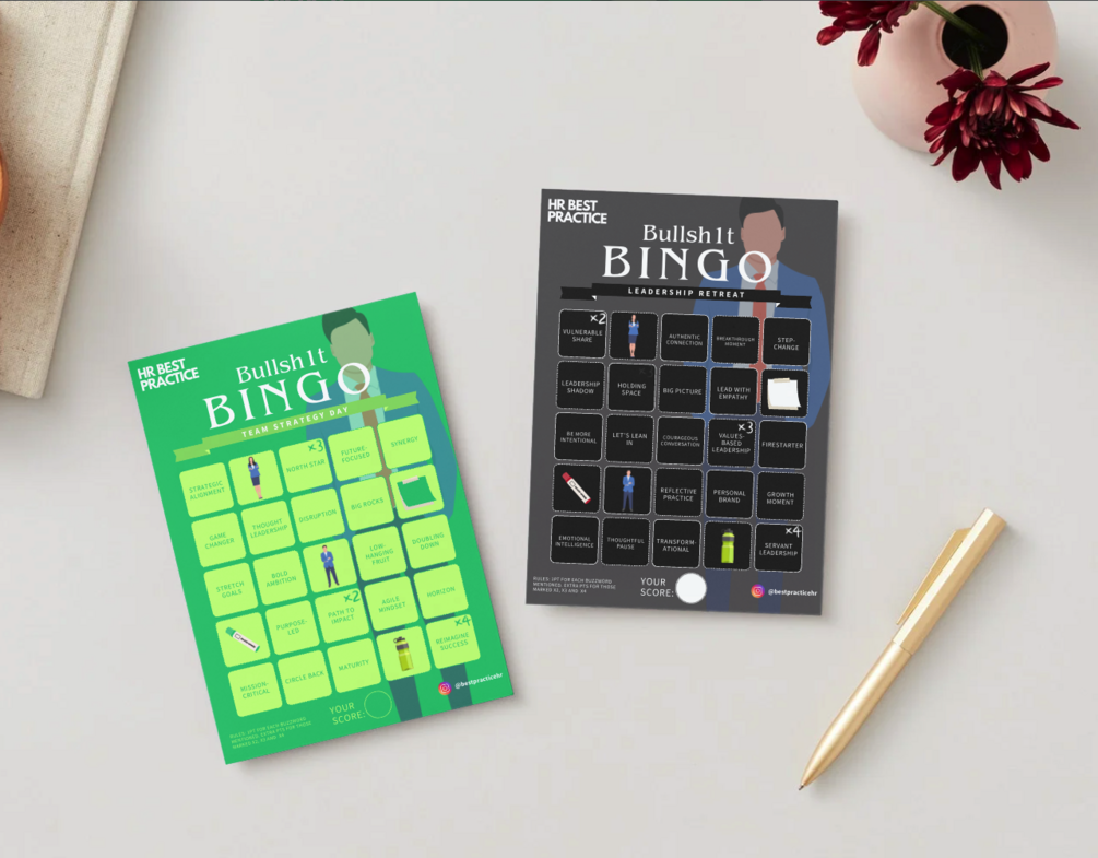 HR Best Practice Bullsh1t Bingo Cards