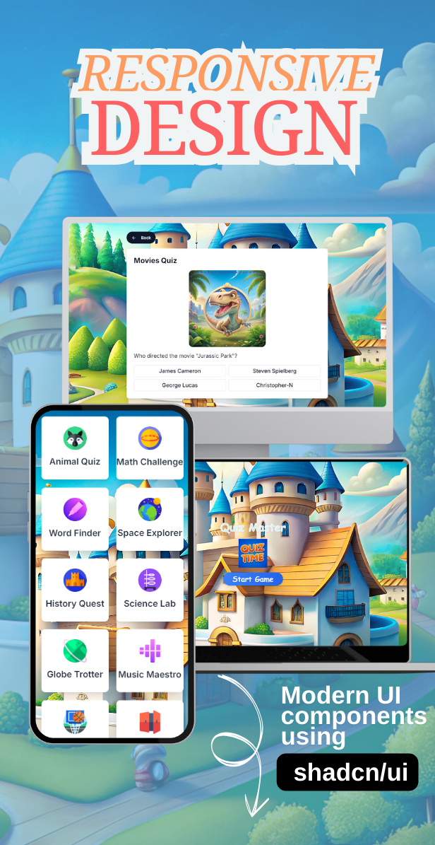 Quiz Master - Modern Educational Quiz Game
