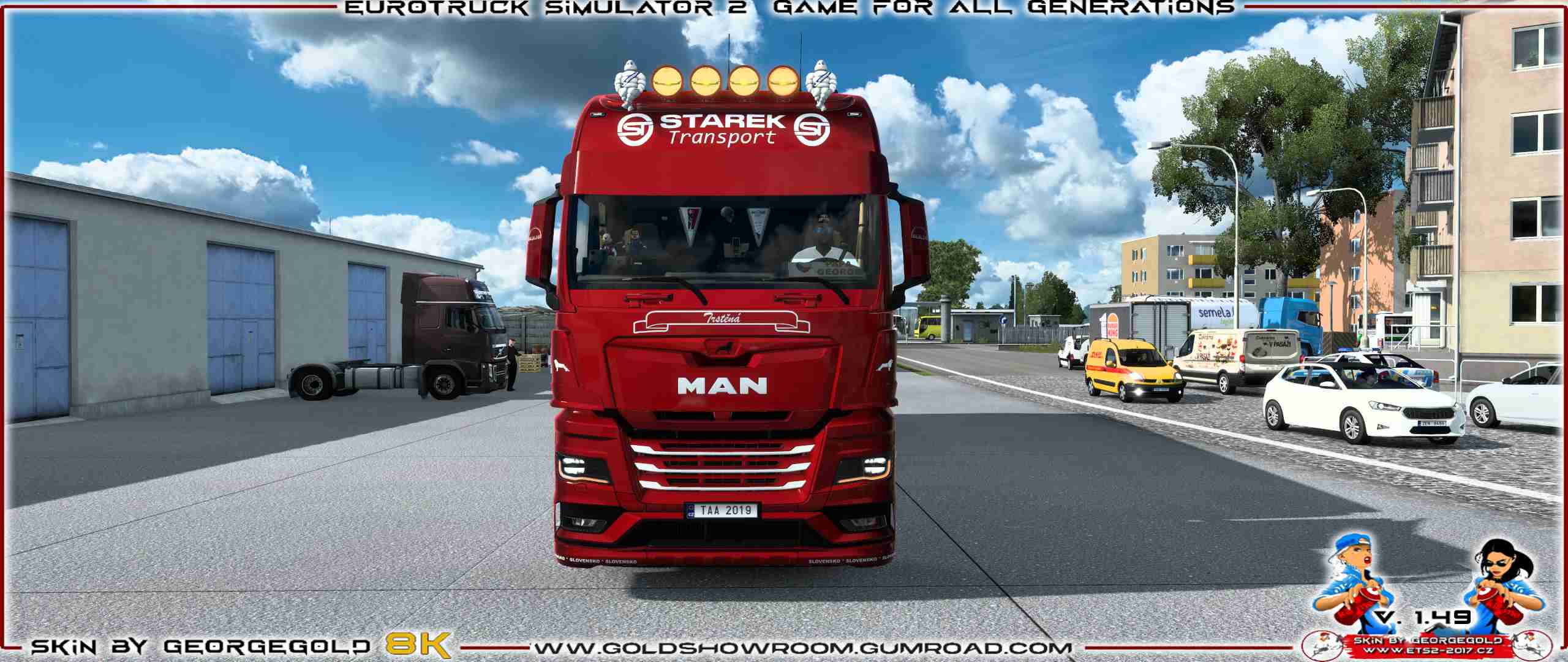 ETS 2 Skin Combo Man 2020 SCS Starek 30 years