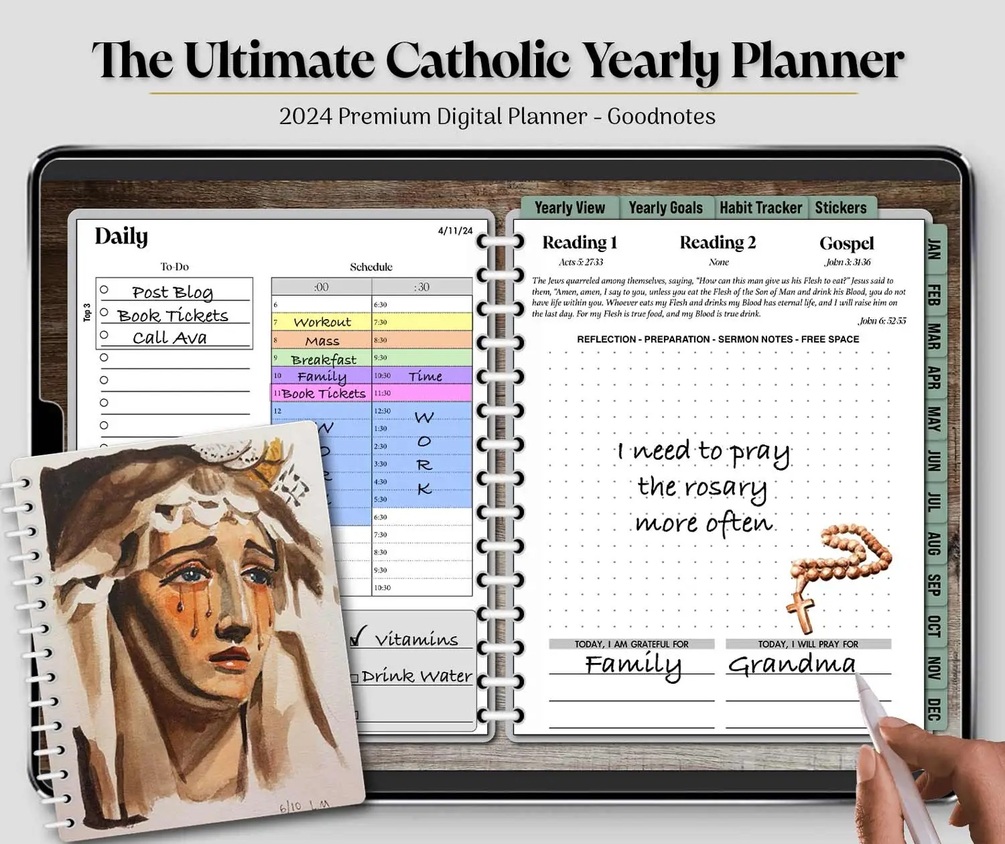 2024 Goodnote Catholic Planner