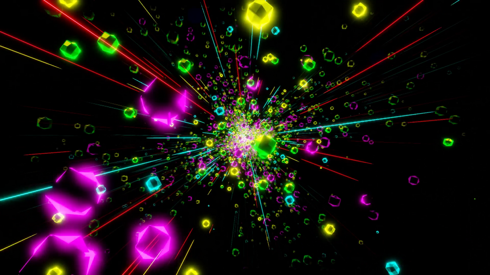 🤟 Abstract Infinte Neon Space VJ Loops 4K Background Videoo 3640 x 2160