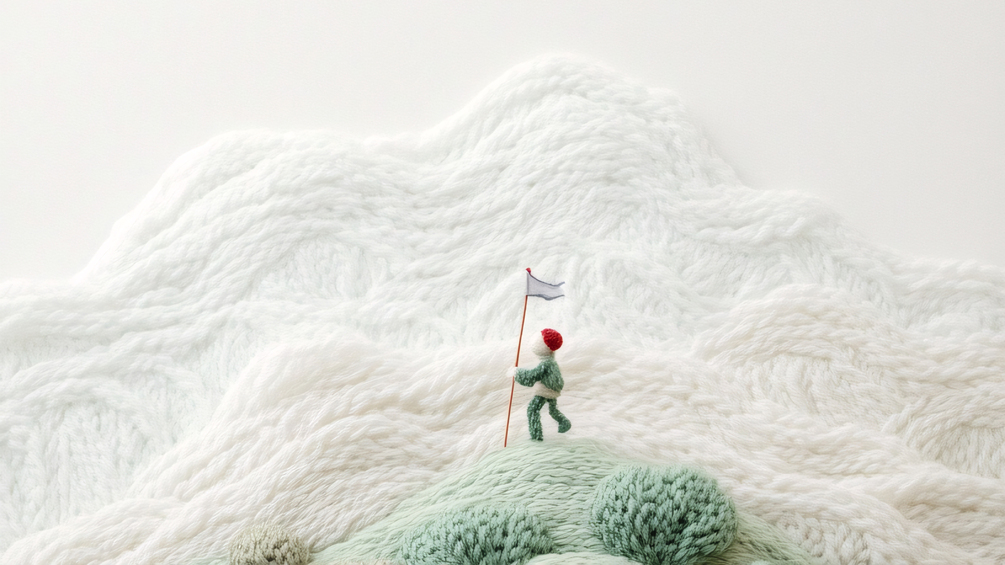🧵Woolly World: Cozy Yarn Landscape Wallpapers Pack