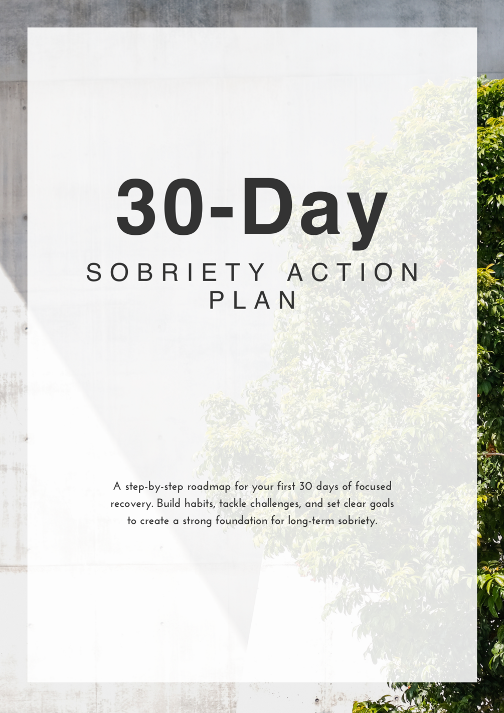 30-Day Sobriety Action Plan