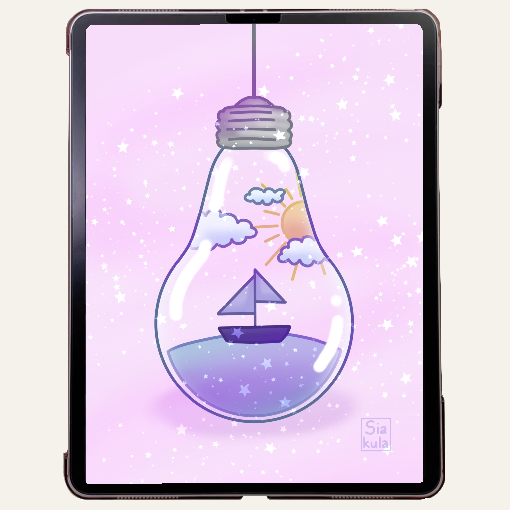 New Procreate tutorials! Aesthetic lightbulb & rainbow lightbulb ...