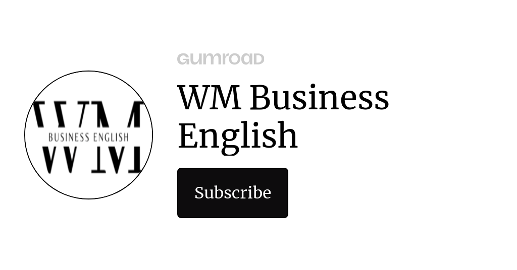 WM Business English