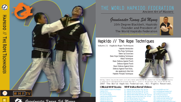 21. HAPKIDO ROPE TECHNIQUES