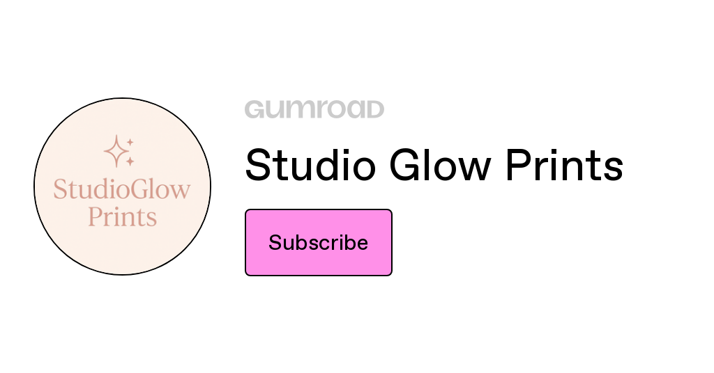 Studio Glow Prints