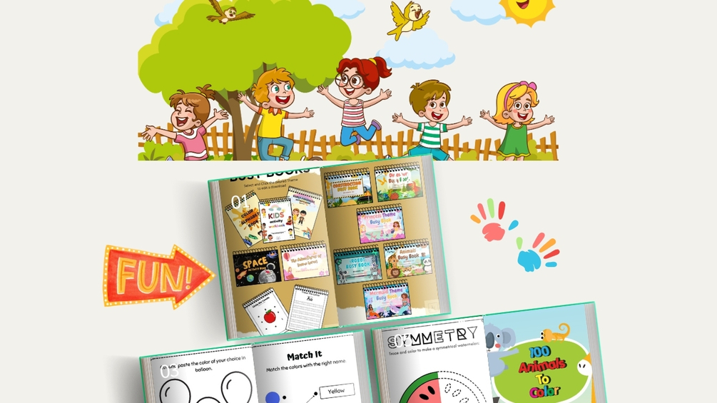 Busy Books for Kids: Fun Learning Adventures!