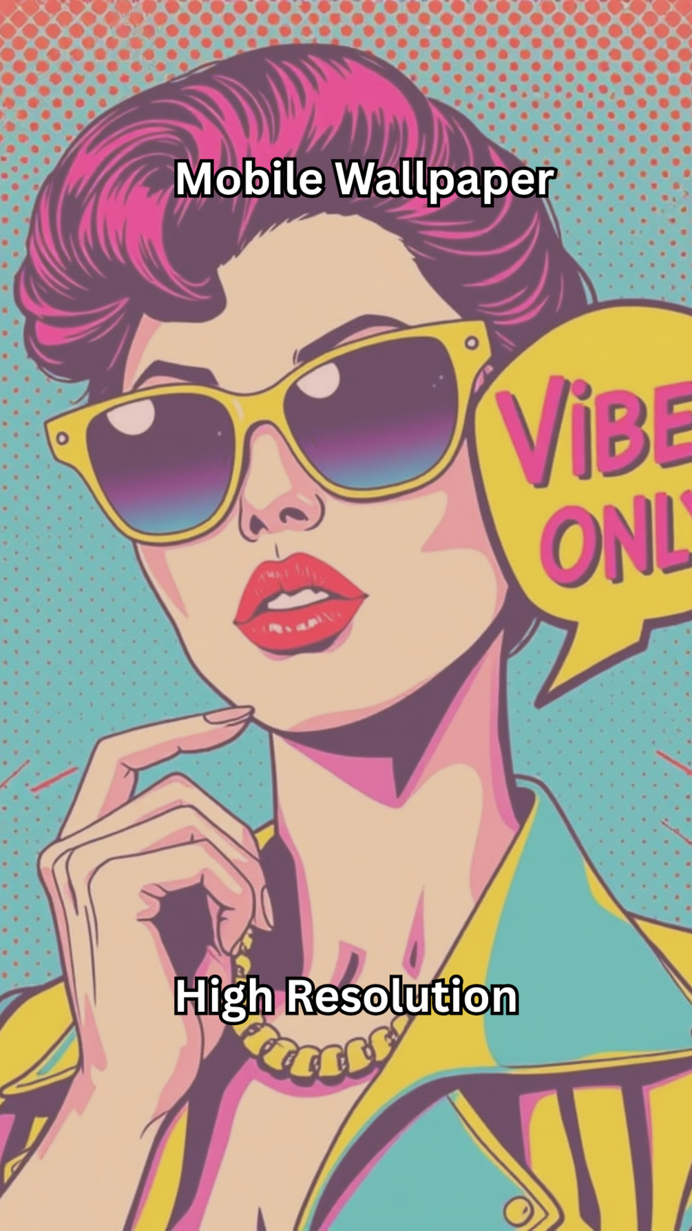 Retro Pop Art Vibes – Aesthetic Poster