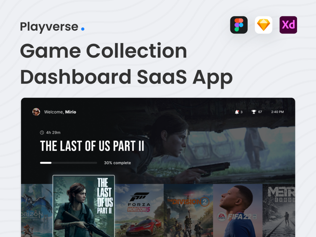 Playverse - Game Collection Dashboard SaaS App