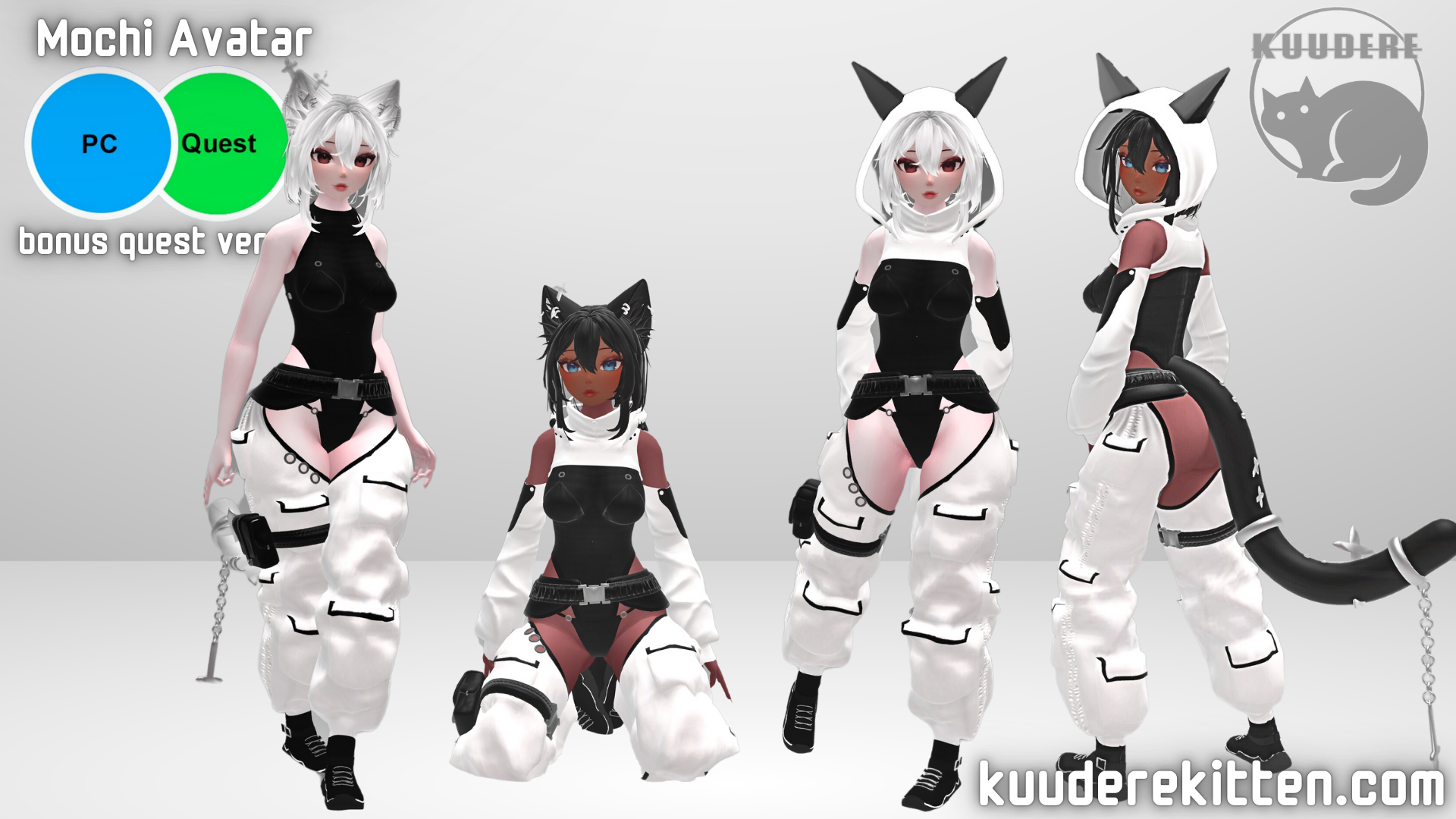 Mochi Avatar [ OPTIMIZED][SPS][PC/QUEST][3.0][VRCHAT AVATAR]