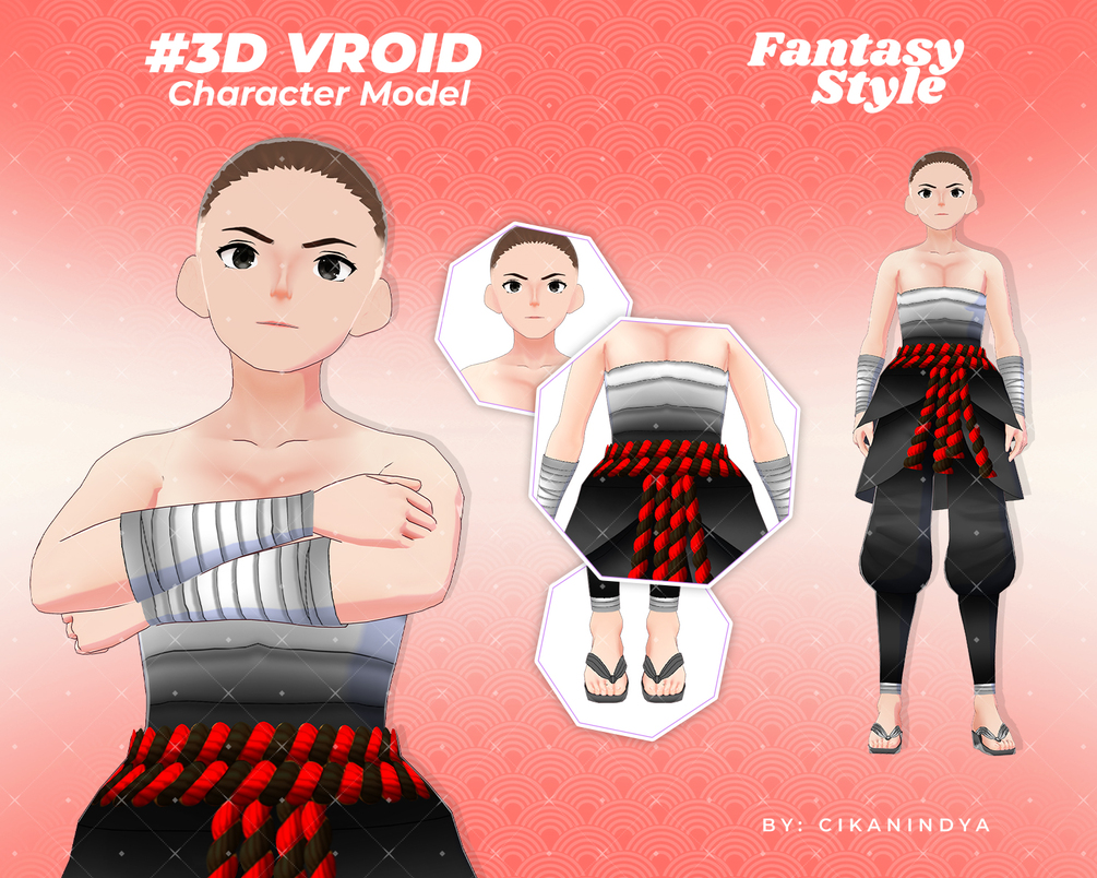 Dynamic 3D Vroid Anime Male Sujiro Kamitatsu Saga for Elite Streamers ...