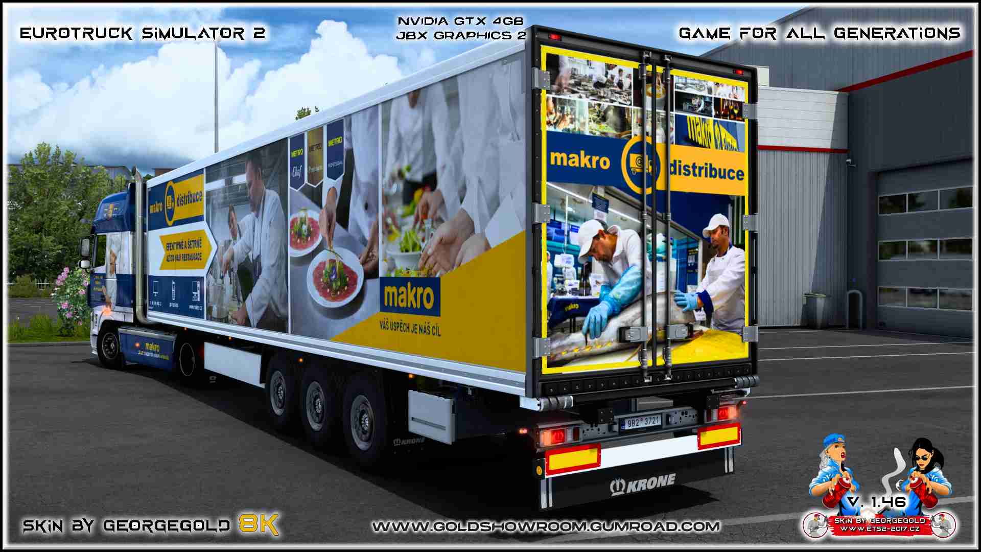 ETS2 Skin Combo Daf XF 105 Makro ETS