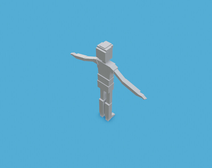 Low Poly Basic Character