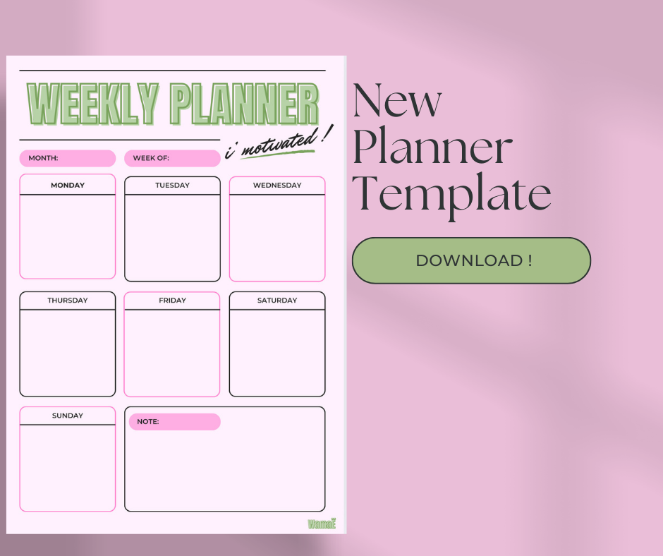 Simple Weekly Plan