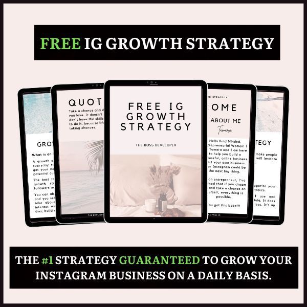 FREE IG Growth Strategy!