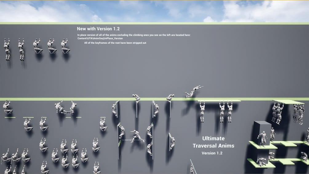 The Ultimate Traversal High Quality Animation Pack for the Games