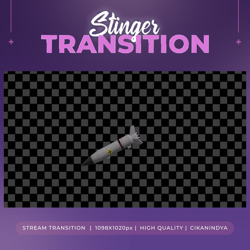 Animated Stinger Transition Nuclear Strike | Devastating Missile Drop ...