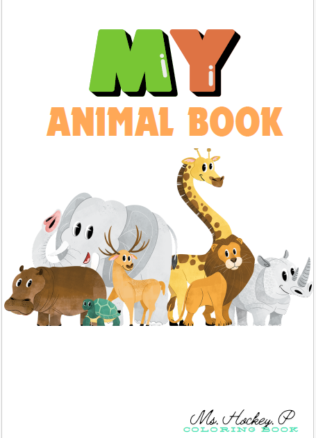 My animal coloring book