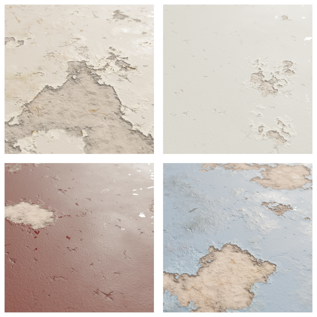 Procedural Old Plaster Wall Material for Blender 3D