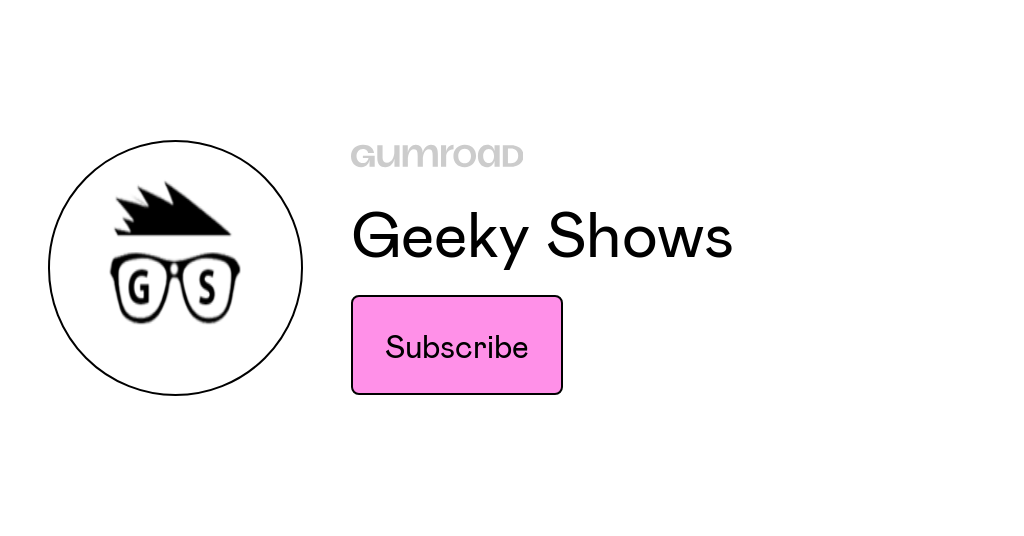 Geeky Shows