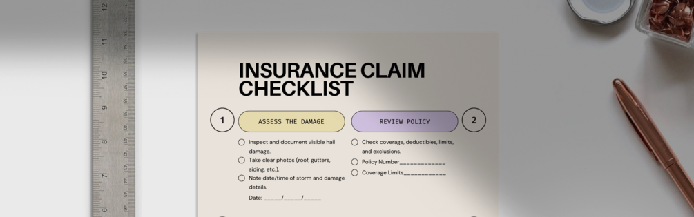 Your Essential Guide: The Storm Damage Claim Checklist