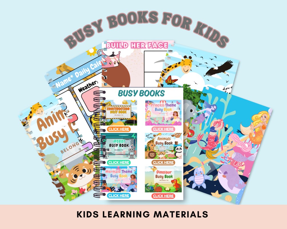 Busy Books for Kids Collection