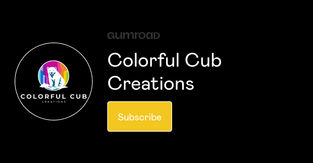 Colorful Cub Creations