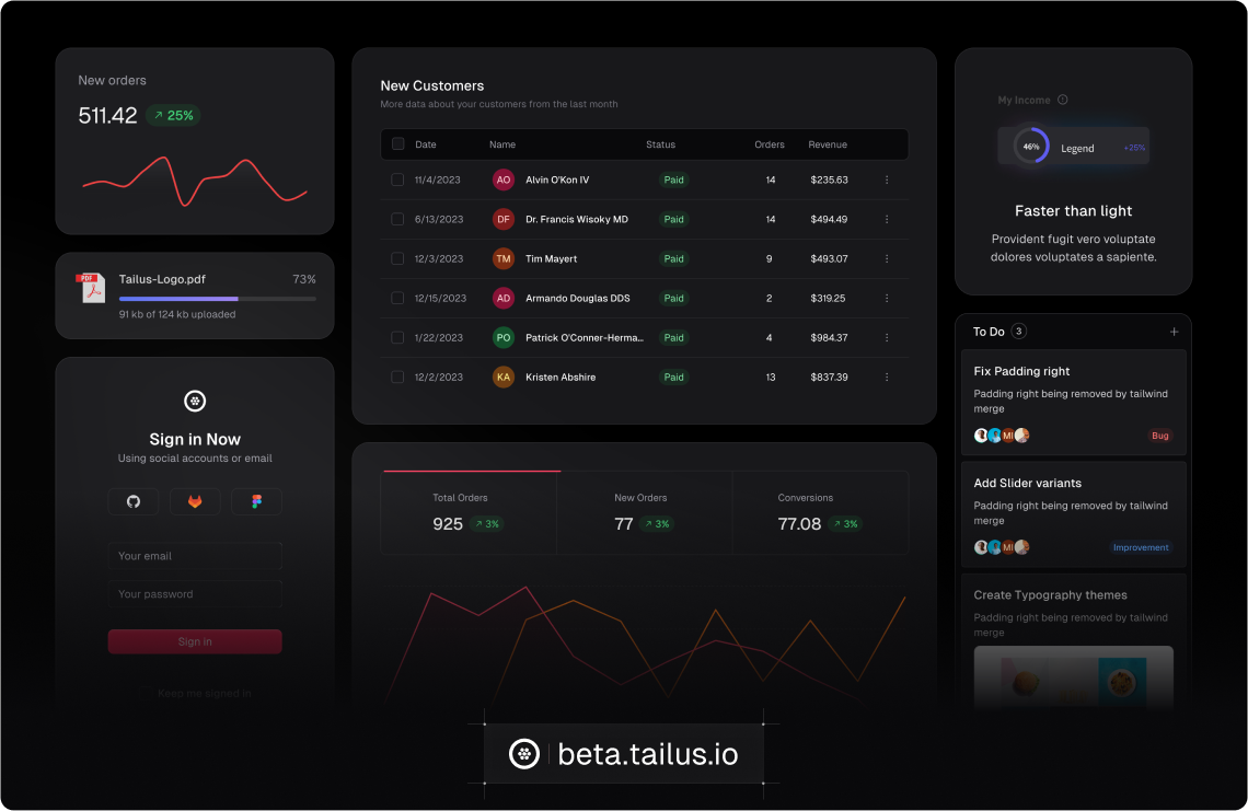 🚨 Introducing Tailus UI React Alpha - Tailus UI