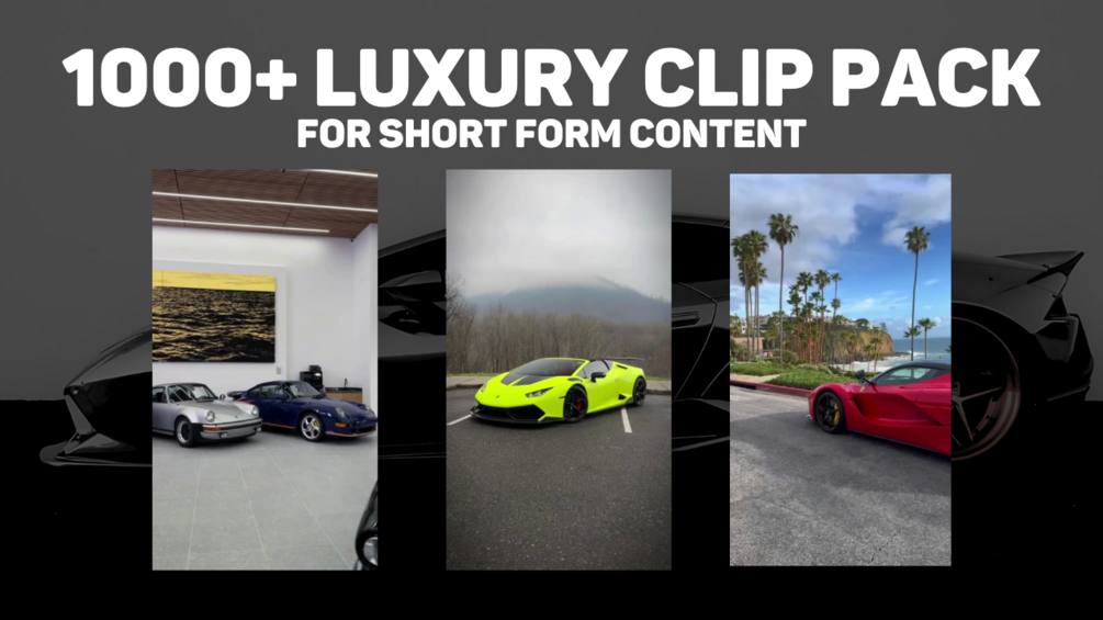 LUXURY CLIP PACK (40,000 FOLLOWER SPECIAL)