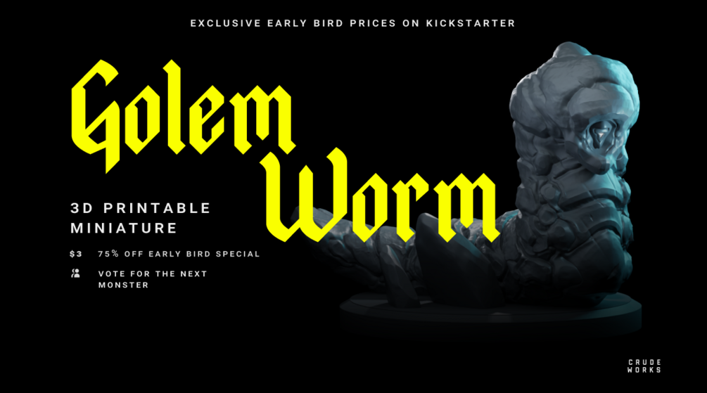 Golem Worm | Kickstarter Exclusive