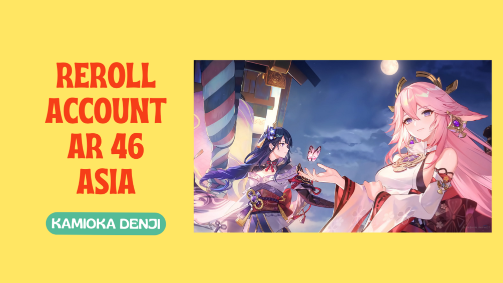 Reroll Account - AR 46 Genshin Impact ASIA (Up to 400 times gacha)