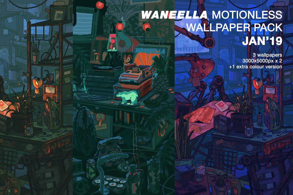 WANEELLA Motionless Wallpaper Pack JAN'19