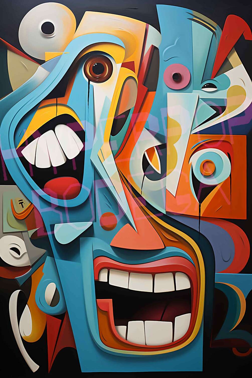 Surrealism Contemporary Art Abstract Oil Painting Art Digital Printable ...