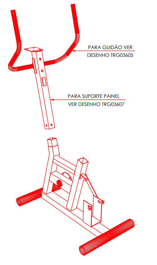 DIY Biceps and single bicycle blueprint pack