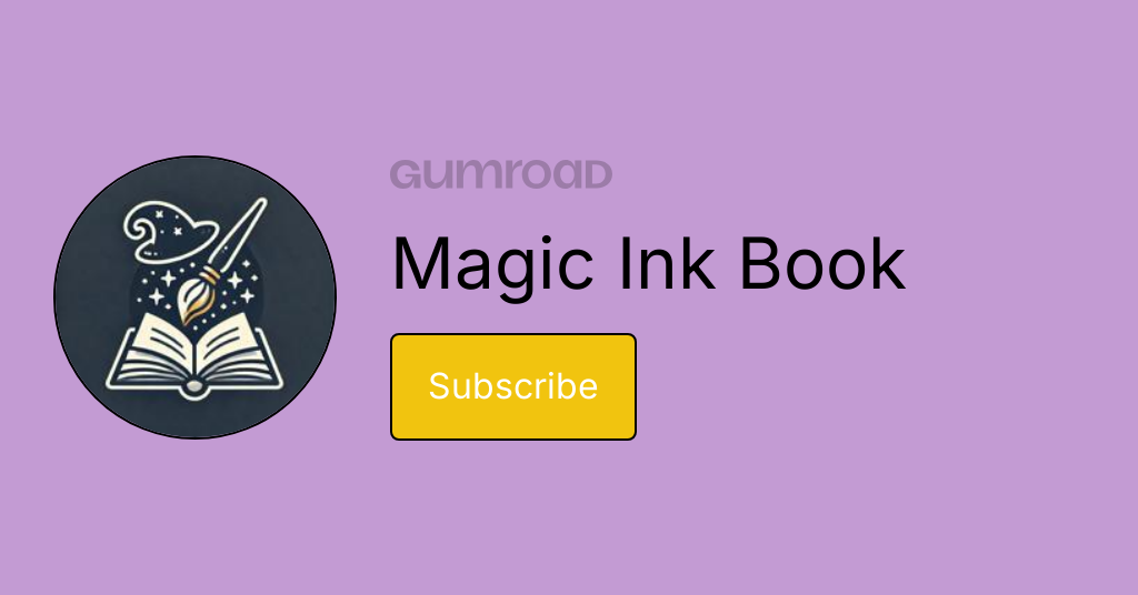 Magic Ink Book