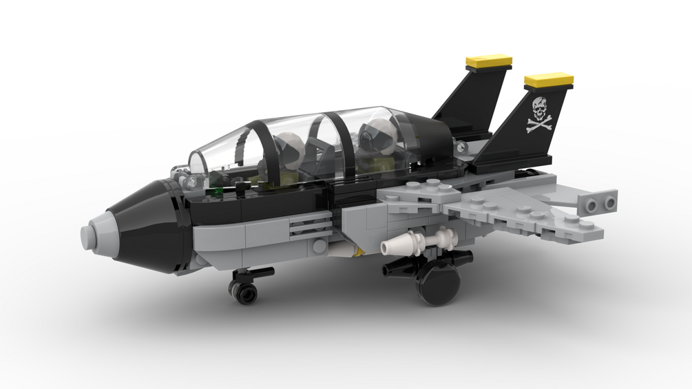 Custom MOC Mini F-14 Instructions