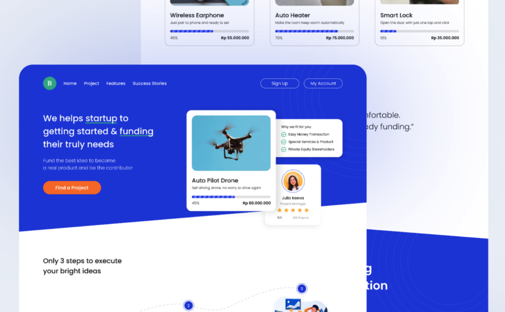 Full-Stack Golang Vue NuxtJS: Website Crowdfunding