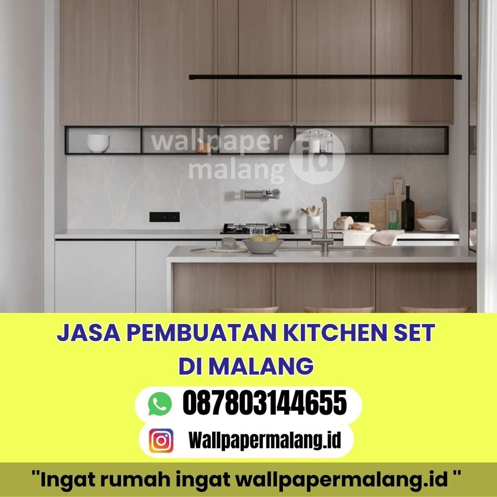 JASA PEMBUATAN KITCHEN SET DI MALANG