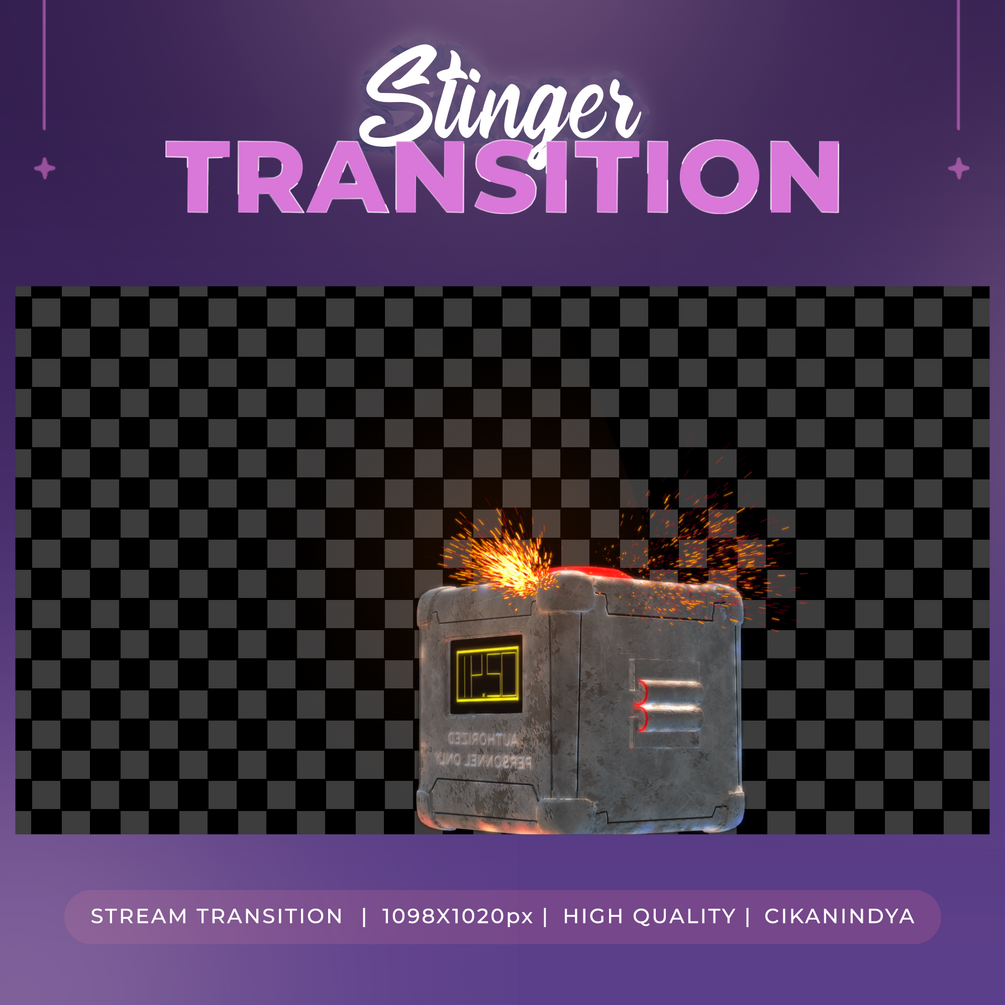 Animated Stinger Transition Tactical Time Bomb | Sci-Fi Explosion FX | Gaming Overlay | OBS ...