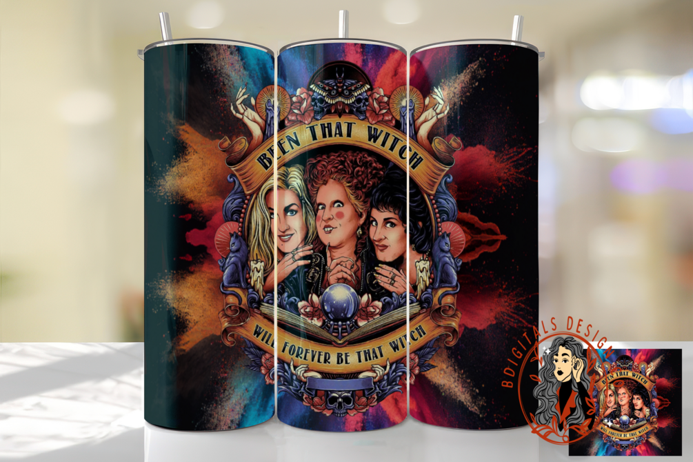 Hocus Pocus, 20oz Skinny Tumbler Sublimation Design Templates, Straight ...