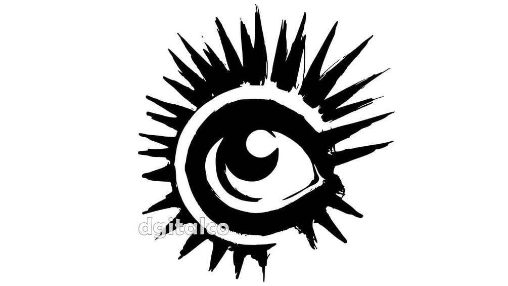 Punk Rock All-Seeing Eye: Vector Artwork for Rebels