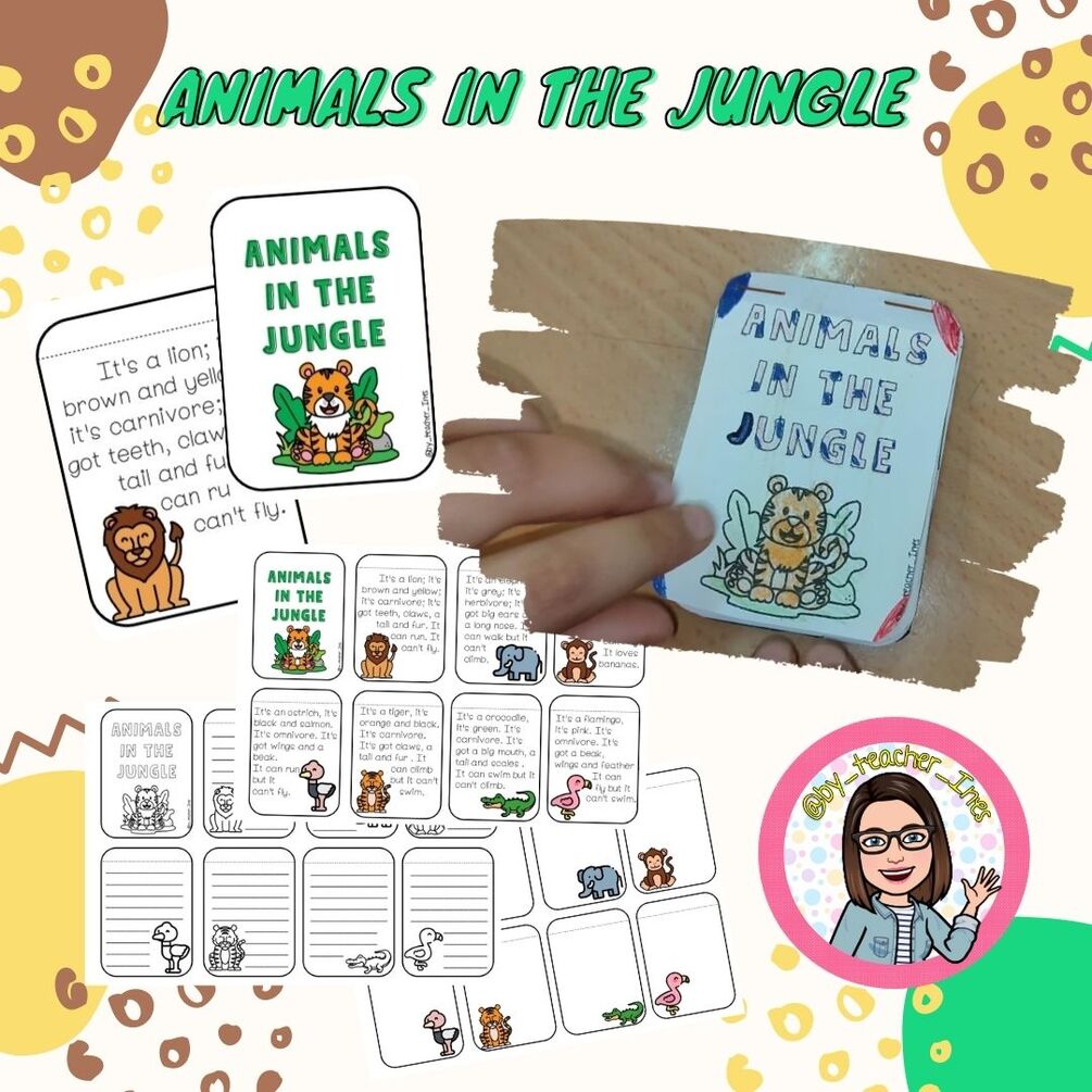 MINIBOOK ANIMALS IN THE JUNGLE