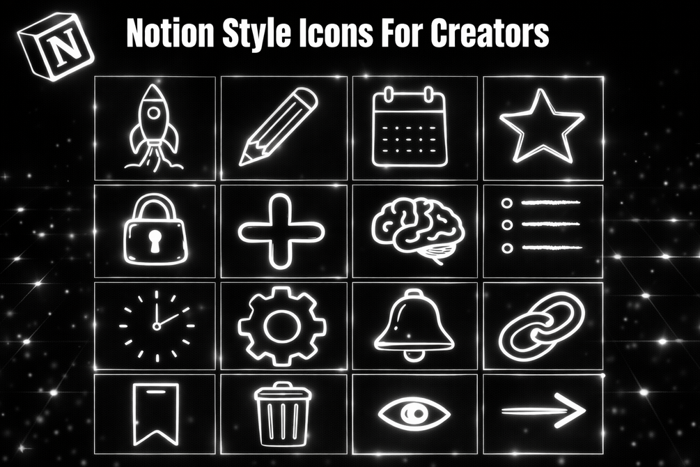 Free Notion Image Pack – 50 Minimal Images for Notion Dashboards