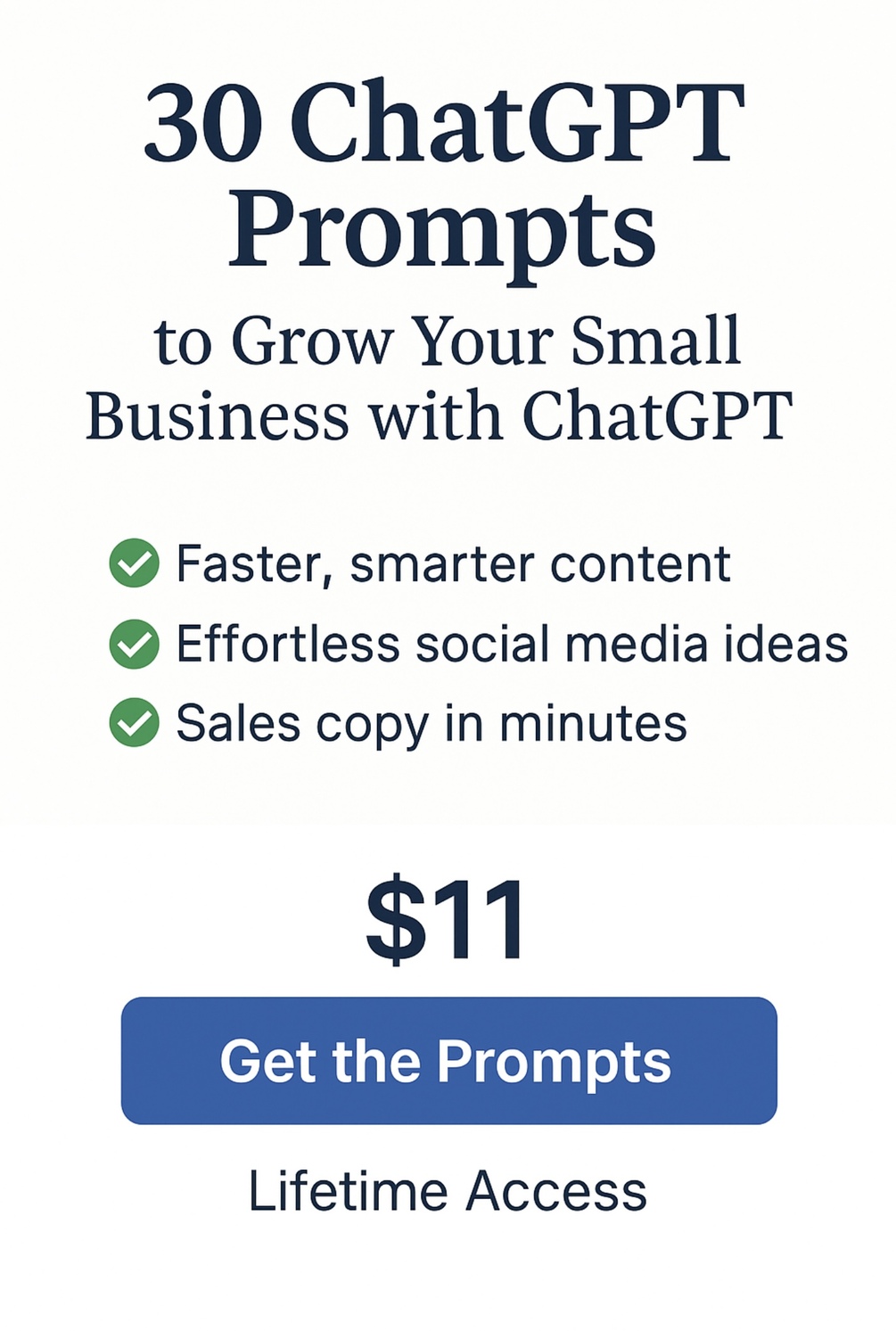 💬 Write Smarter, Sell Faster — with 30 Plug-and-Play ChatGPT Prompts