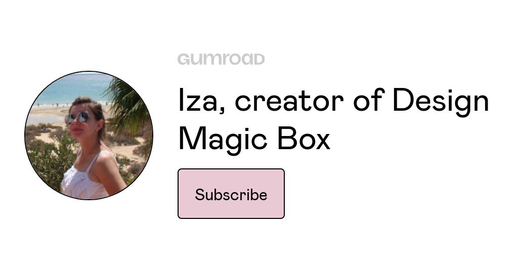 Iza, creator of Design Magic Box