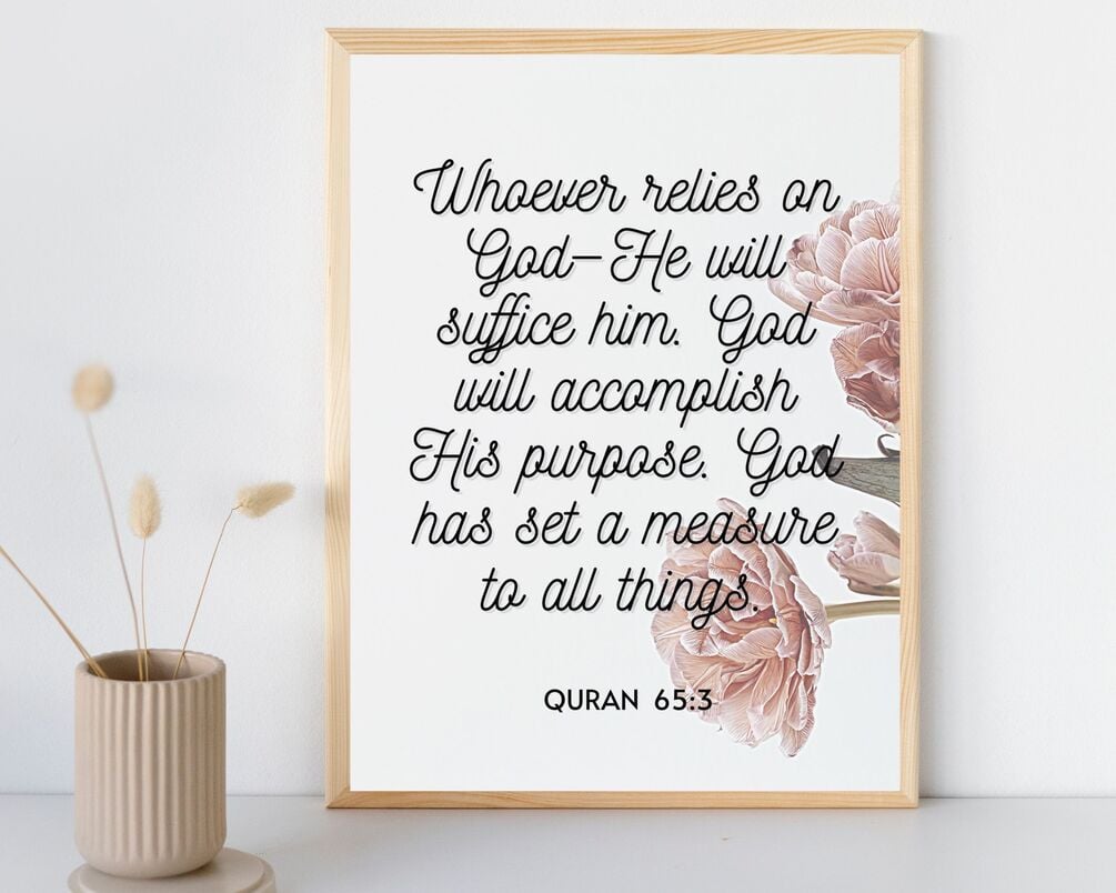 Islamic Faith Printable Wall Art - Printable