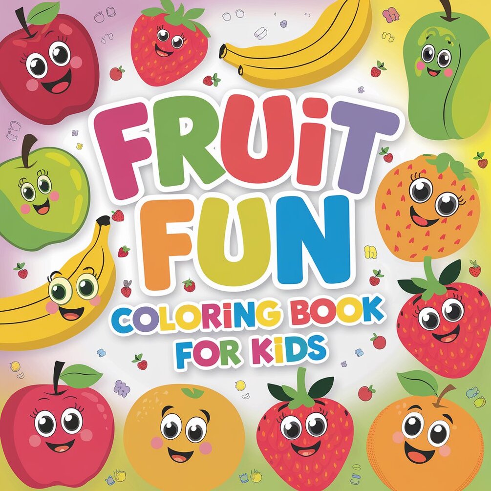 Fruits Coloring Book Pages 21 for Kids