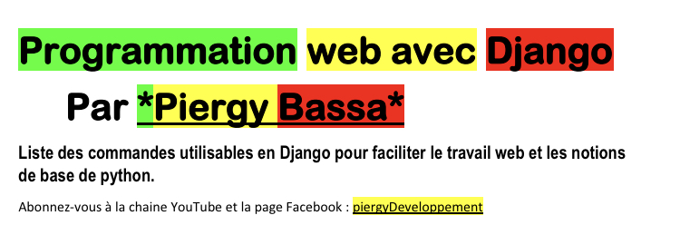 Guide installation Django Débutant